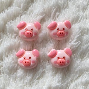 13mm Kids Baby Kawaii Cartoon Animal Mini Piglet Crochet Shank Sewing ...