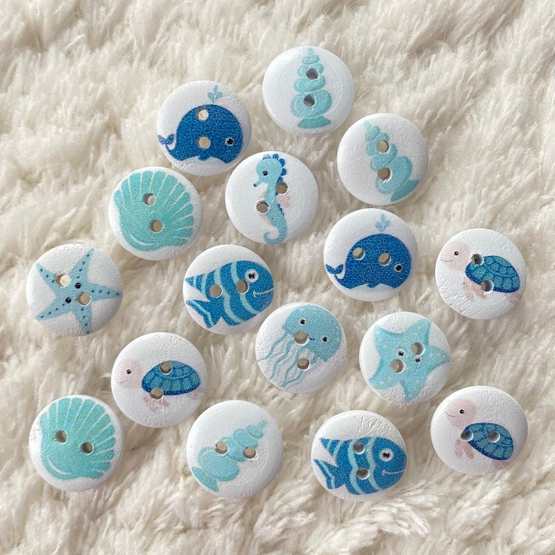 Themed Buttons - Etsy