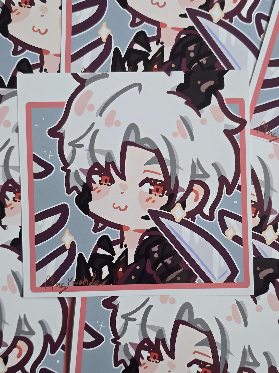 Love and Deepspace Chibi Sylus Print - Etsy UK