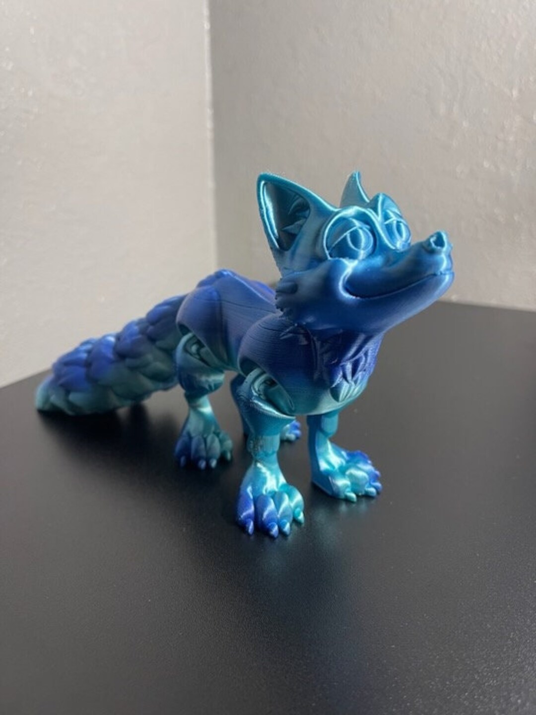 3D Printed Flexi Factory Fox - Etsy