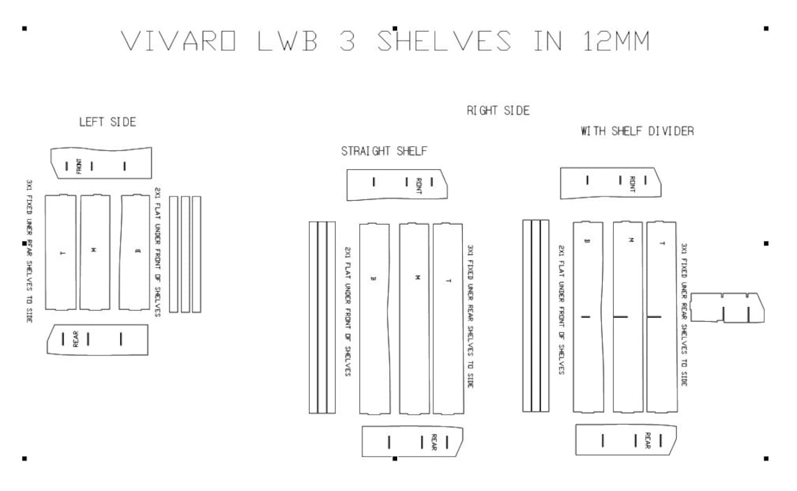 Ply Lining Templates DXF Files, Cad Files Ready to Cut, Over 110 Files ...