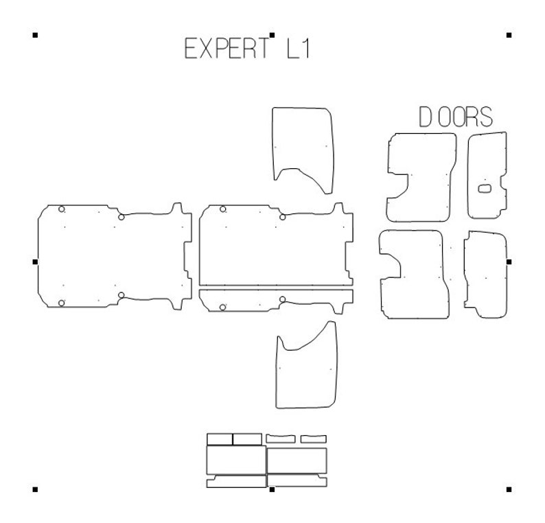 Ply Lining Templates DXF Files, Cad Files Ready to Cut, Over 110 Files ...
