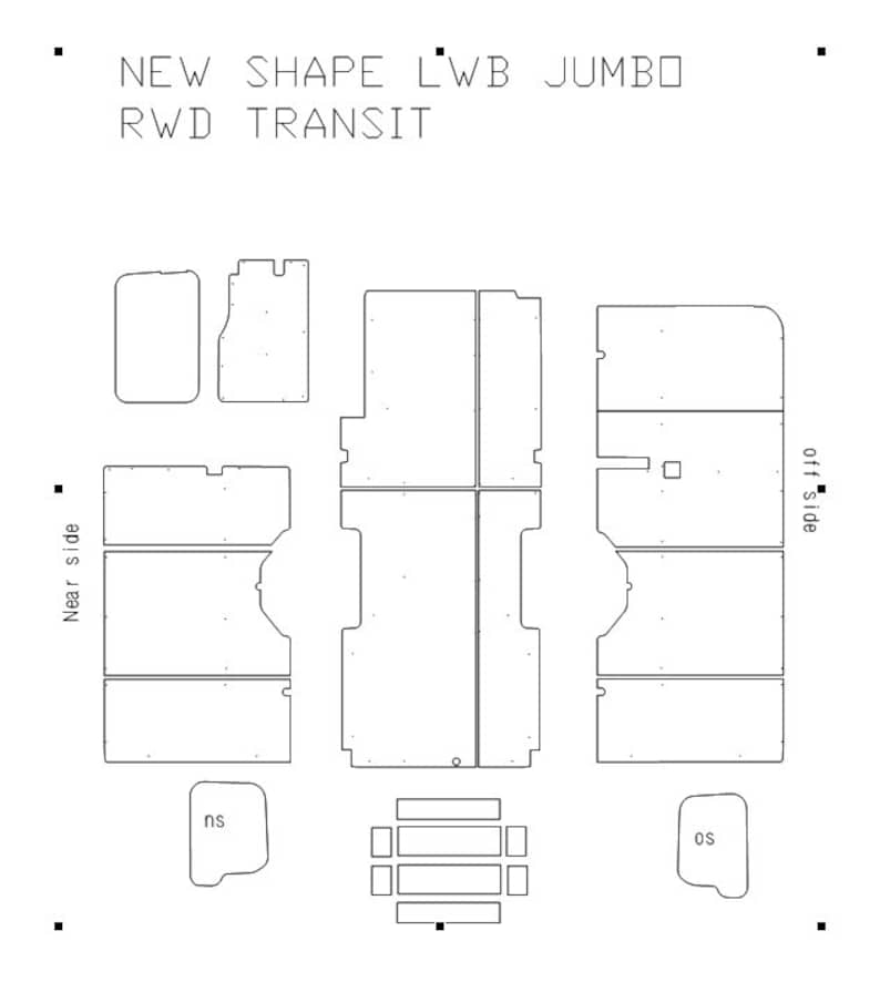 Ply Lining Templates DXF Files, Cad Files Ready to Cut, Over 110 Files ...