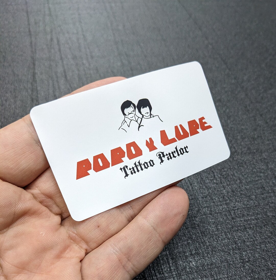 Popo Y Lupe Tattoo Parlor Sticker - Etsy
