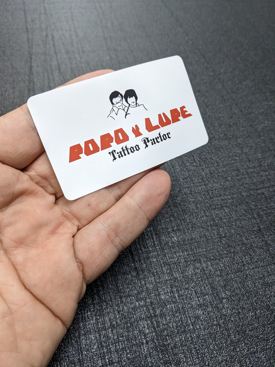 Popo Y Lupe Tattoo Parlor Sticker - Etsy