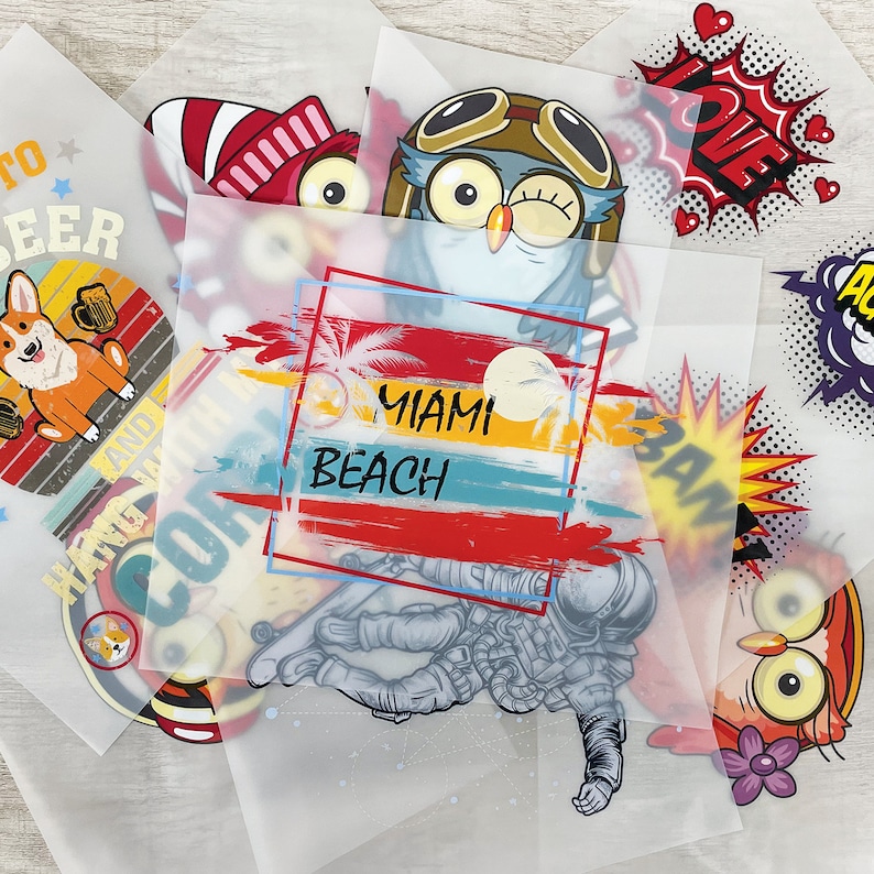 DTF Transfers Full Color DTF Prints Custom DTF Transfers - Etsy Canada