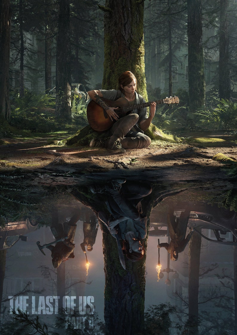Poster Jeu The Last Of Us, TLOU, Joël, Elie, Infecté, PRINT, Format A5 ...