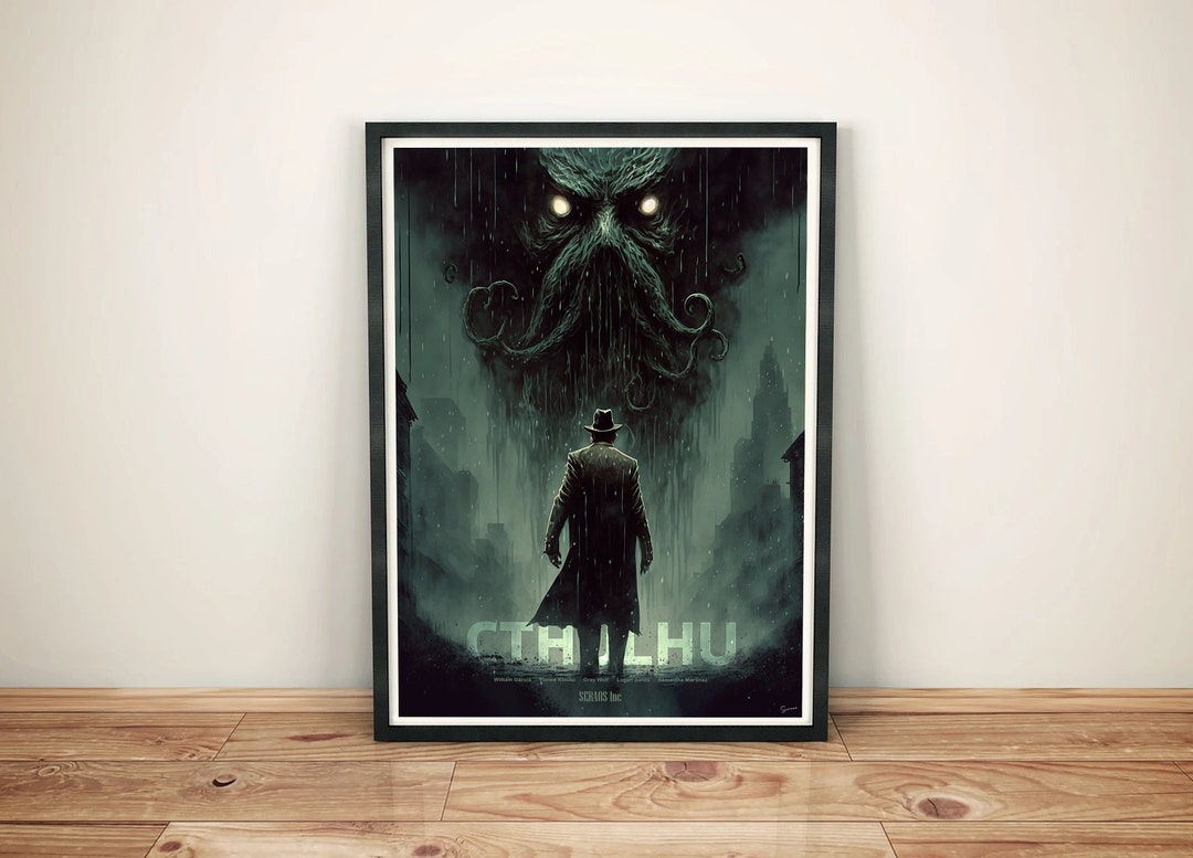 CTHULHU Movie Poster, 80s, PRINT, Format A5/A4/A3/A2/A1/A0, Creation ...