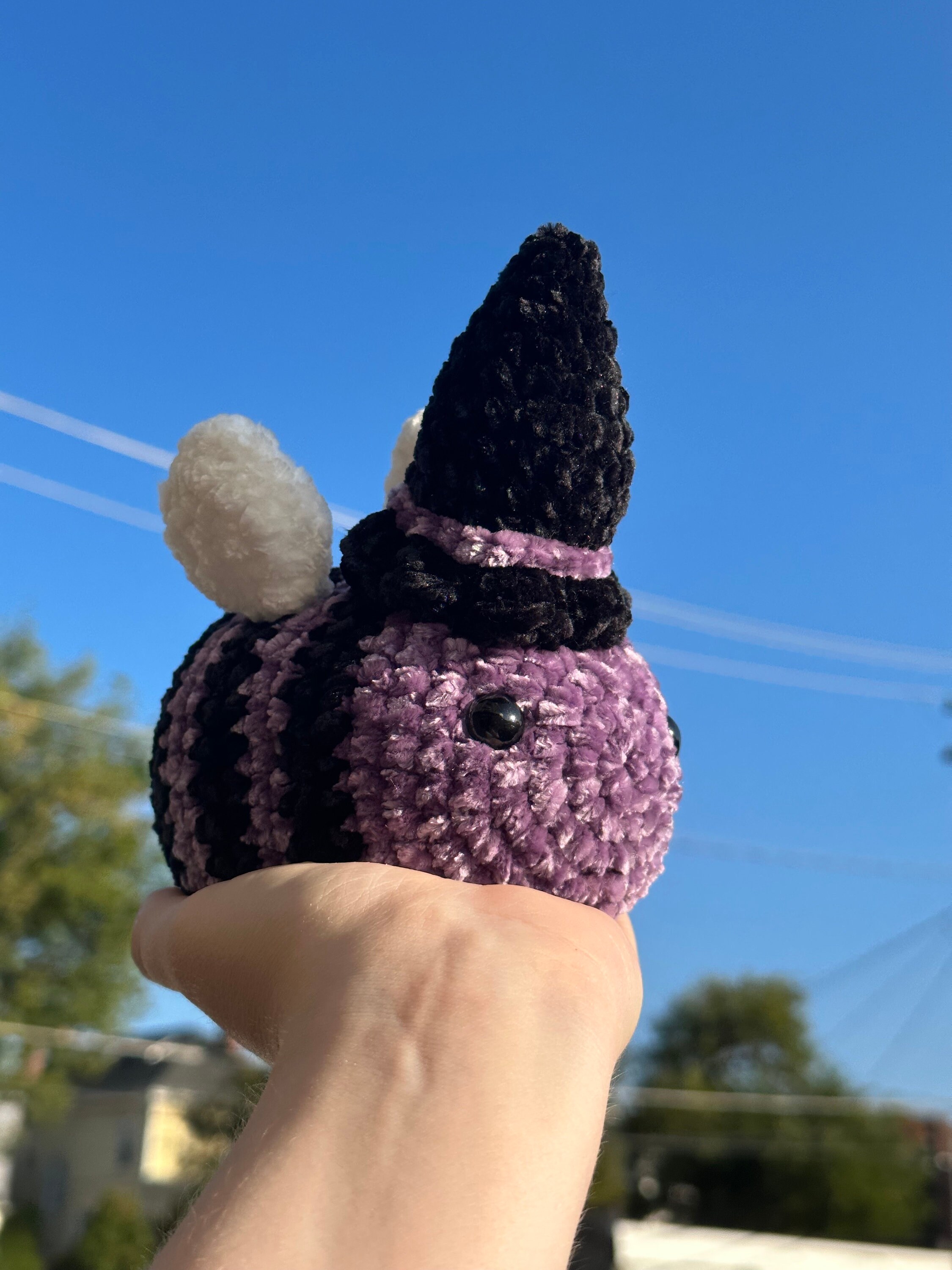 Crochet Wizard Bee Plushie Amigurumi Wizard Bee Wizard Bee - Etsy