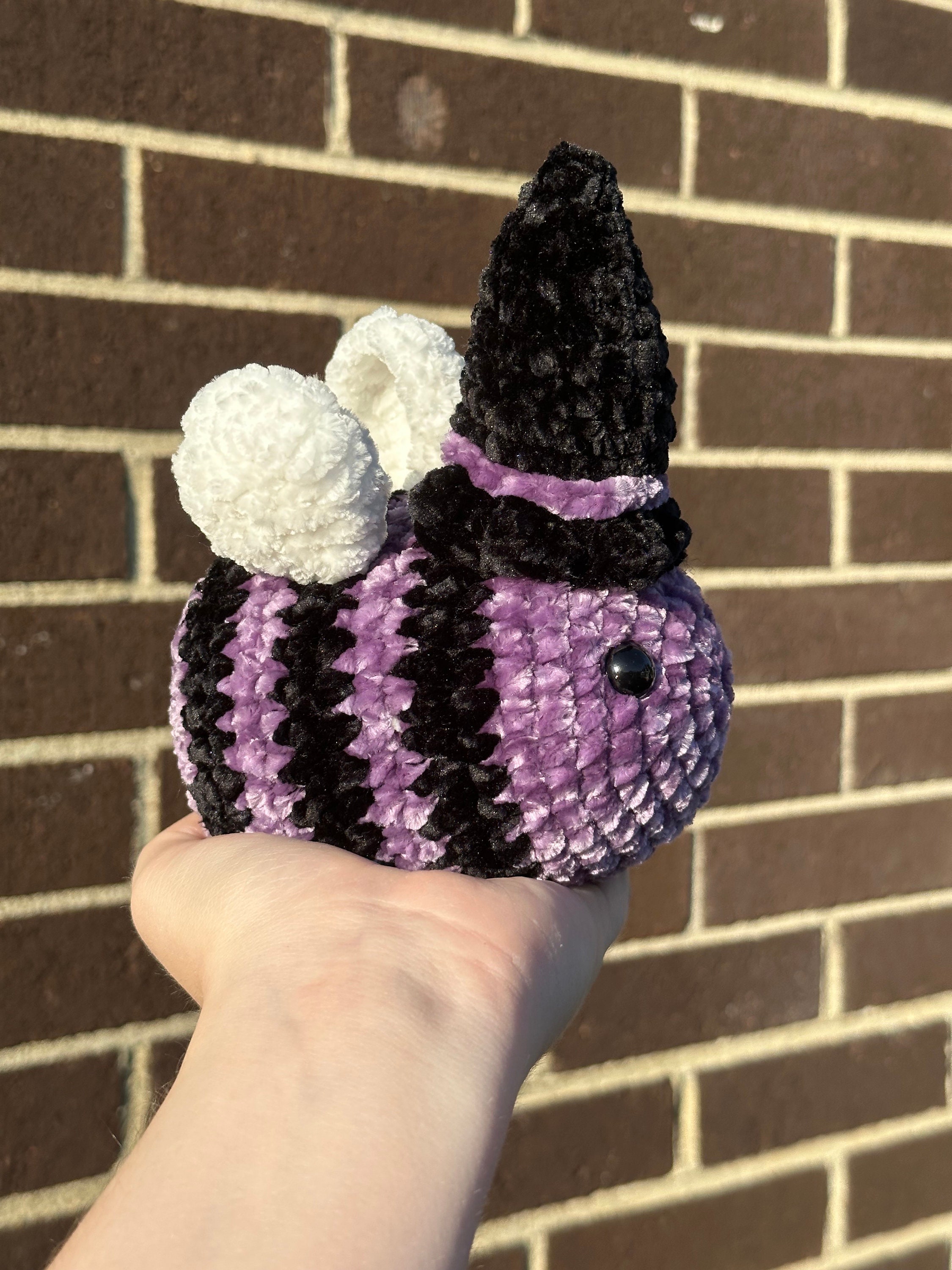 Crochet Wizard Bee Plushie Amigurumi Wizard Bee Wizard Bee - Etsy