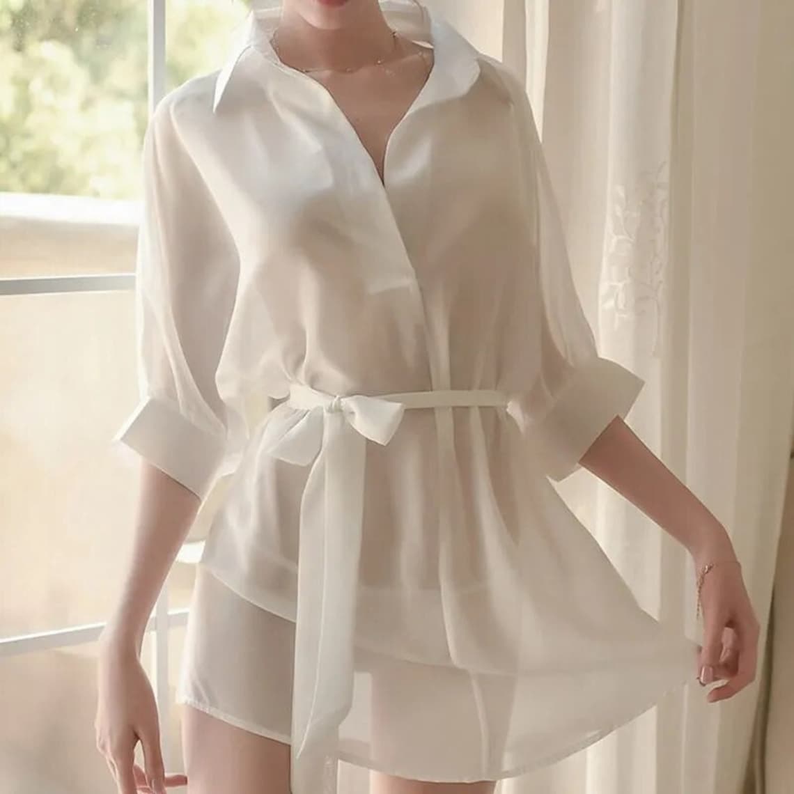 Luxury Lace Gauze Sleeping Dress Temptation Mesh Hanging Neck Etsy