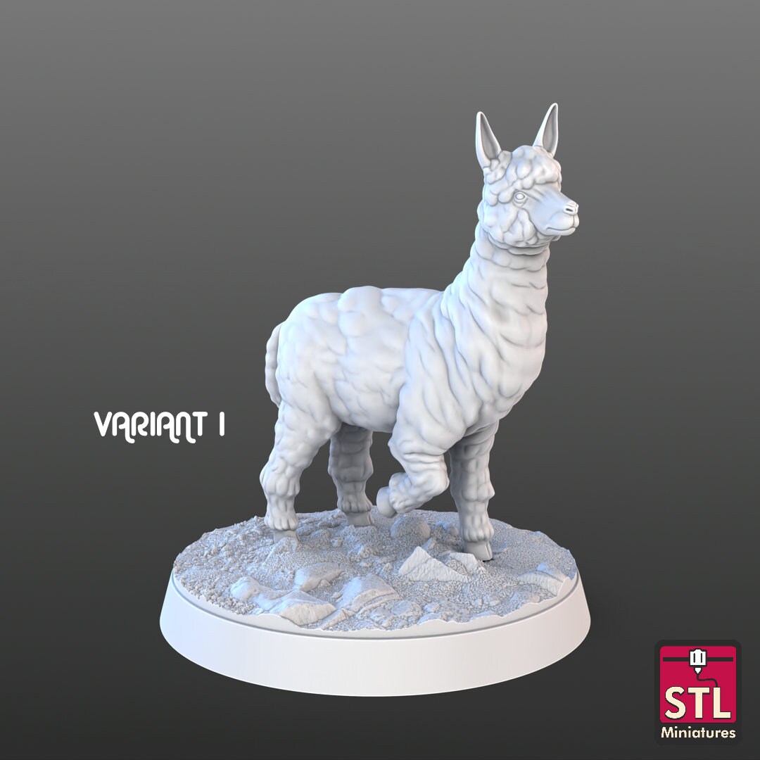 Farm Animals 10 Minis STL Miniatures TTRPG Miniature - Etsy Ireland