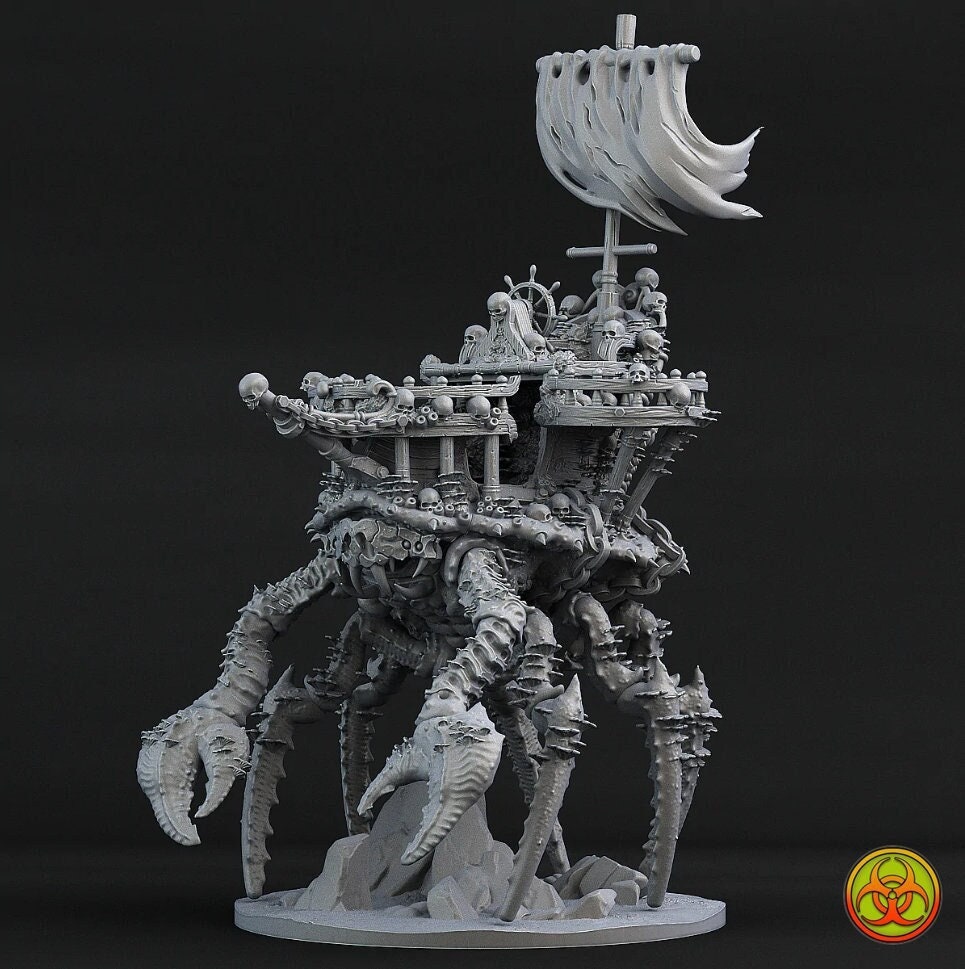Crab Ship 1 Mini Printyourmonsters TTRPG Miniature Pack - Etsy