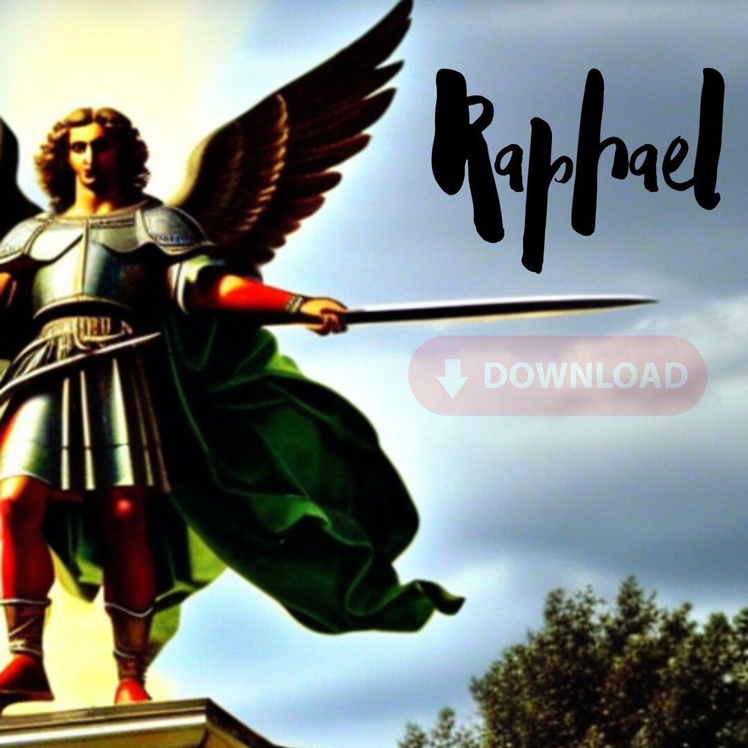 Instant Download, Saint Raphael the Archangel, St Raphael JPEG ...