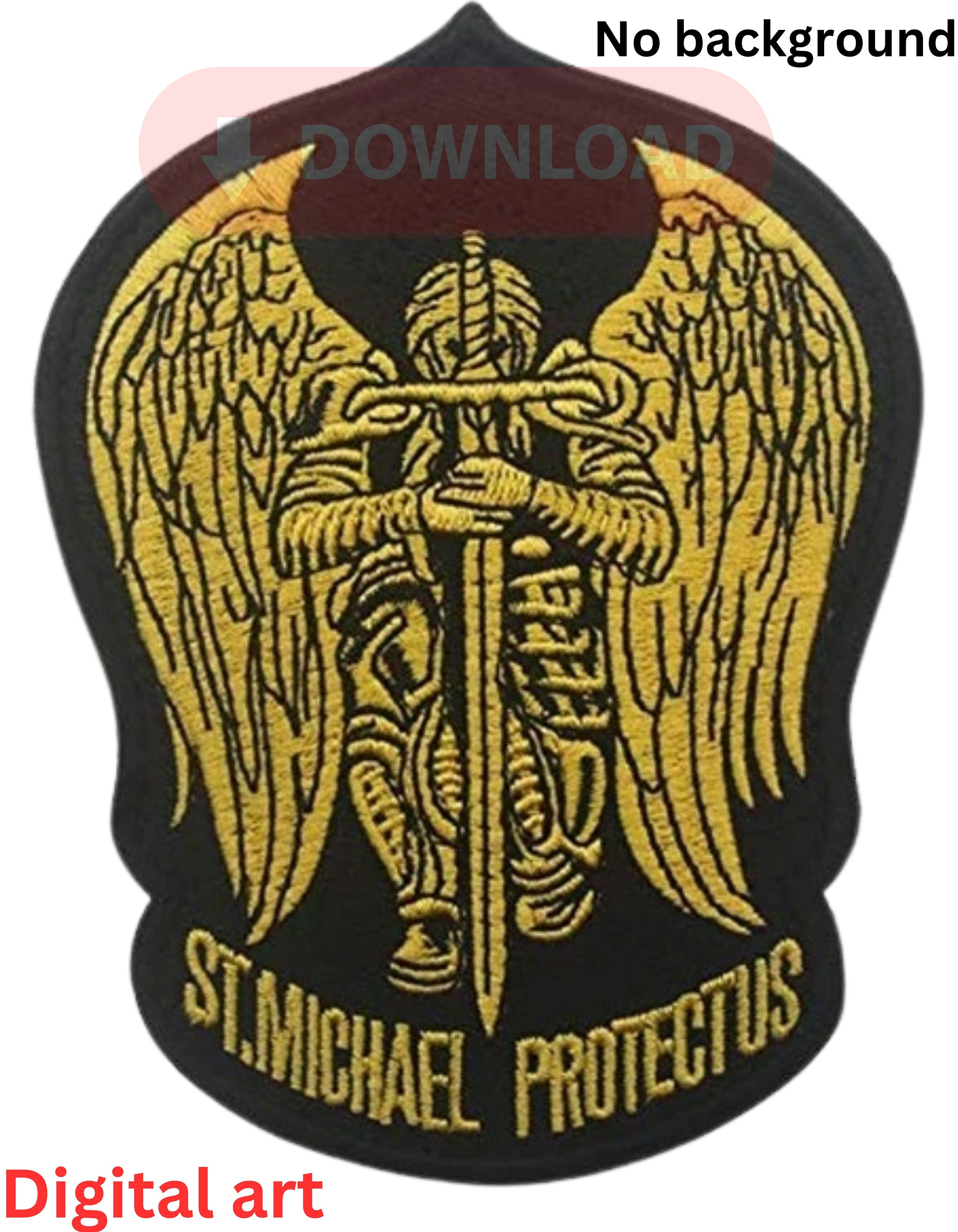 2024 Unique St. Michael the Archangel PNG, DIGITAL Art PRINT ...