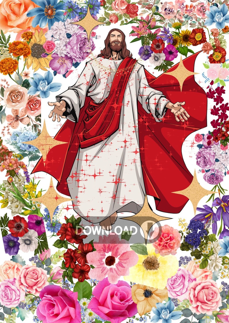 Download Jesus Poster Usa Jesus Portrait Jesus ART Png Jesus Christ ...