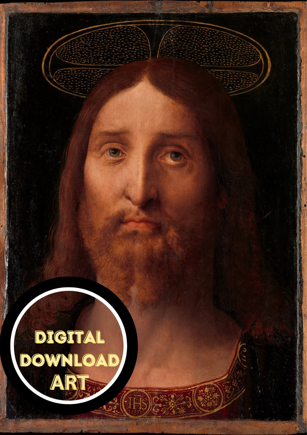 Yeshua JESUS CHRIST Religious Digital Download Art Unframed ...