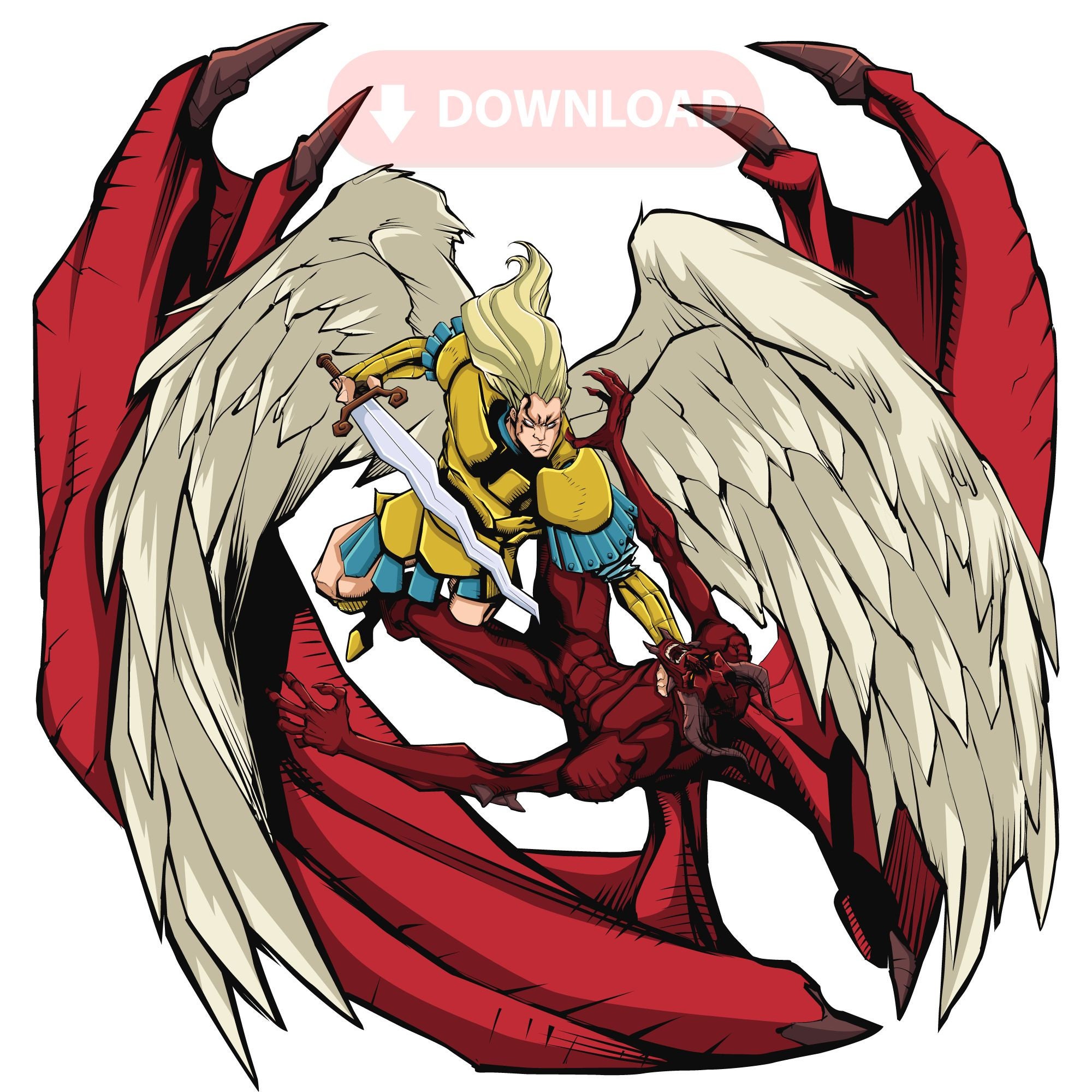 St. Michael the Archangel PNG, TRANSPARENT BACKGROUND Commercial Use, T ...