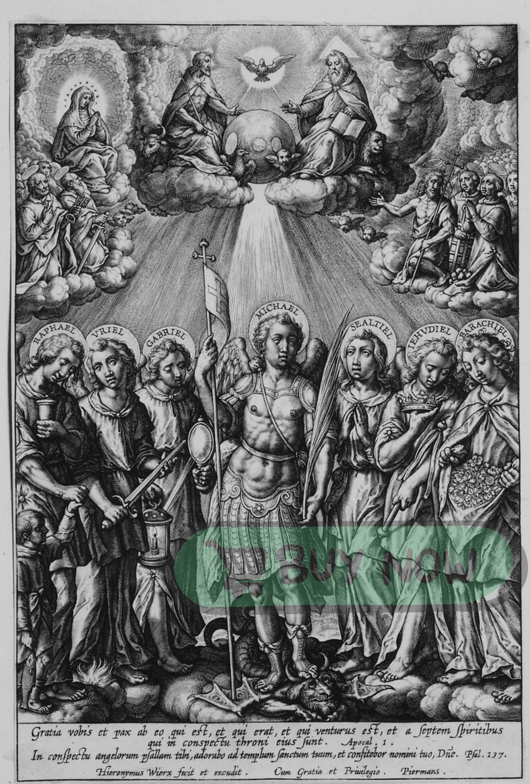 Rare | Saint Michael Archangel Icon Print | CATHOLIC SAINT ICON Print ...