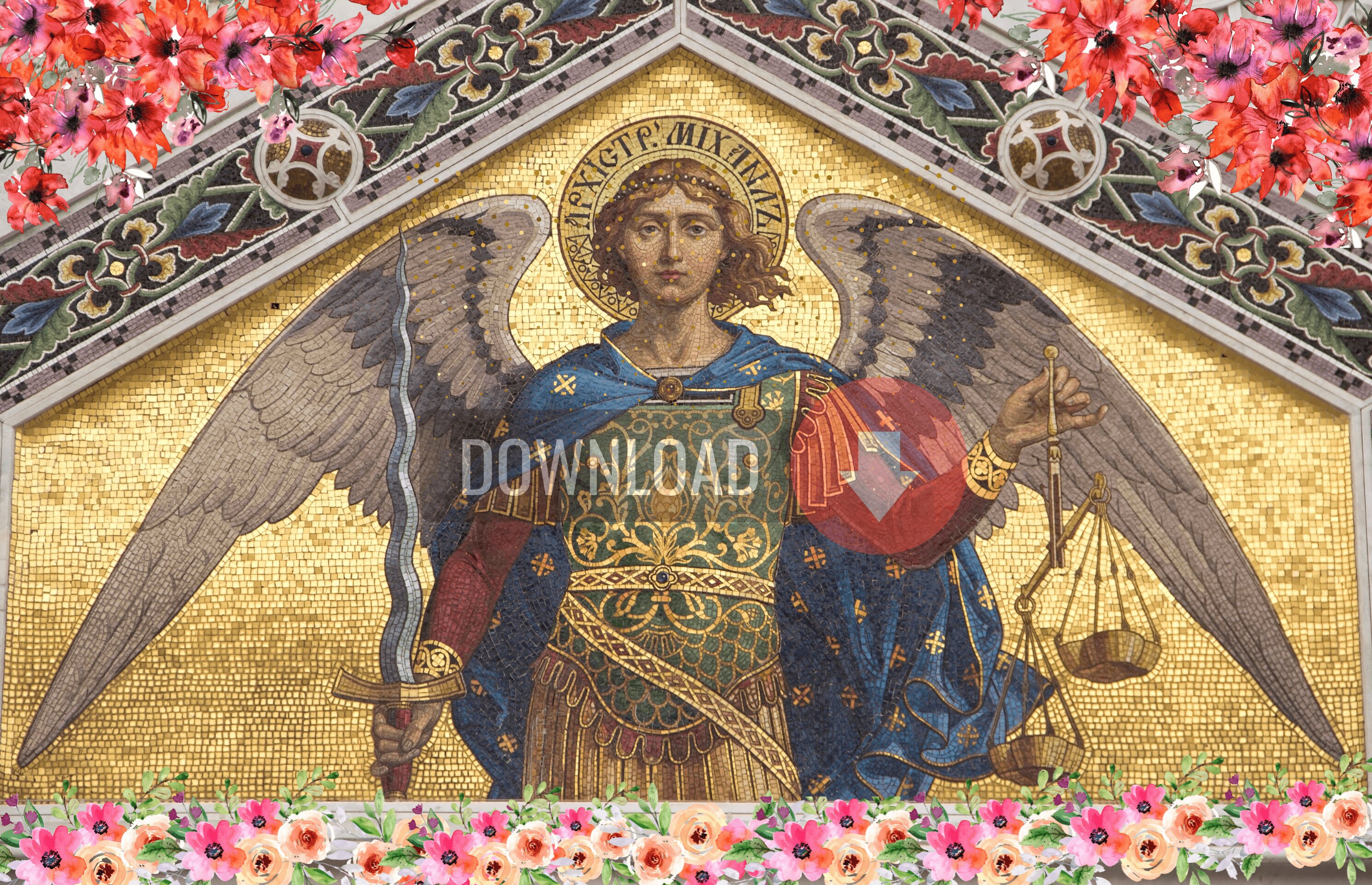 Instant Download, Png Saint Michael the Archangel, Png St Michael Image ...