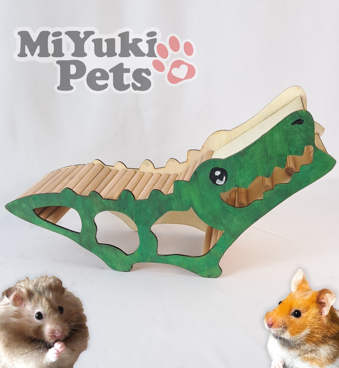 Hamster Box XL crocodile Gisela Stripe Pattern Available Immediately - Etsy