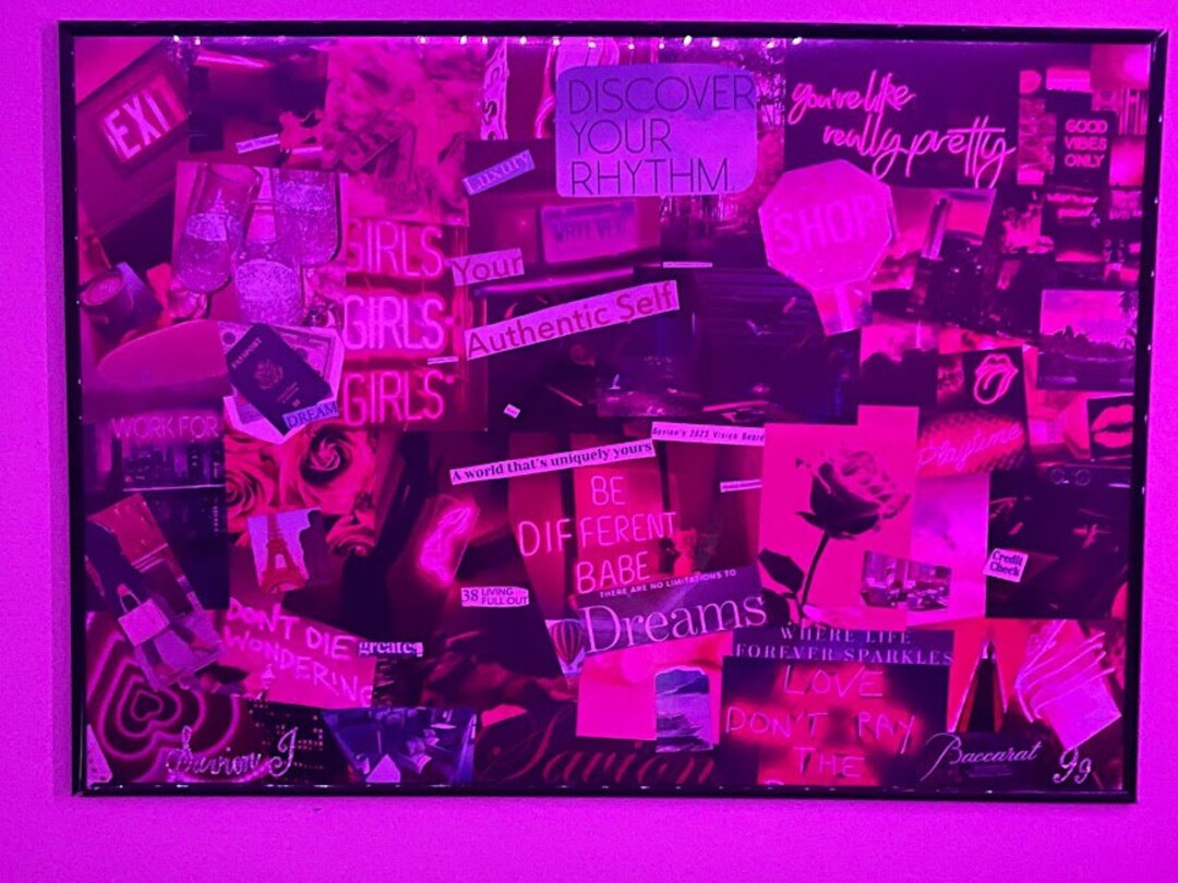 Vision Boards Made by Hand With Real Pictures of Your Choosing to ...