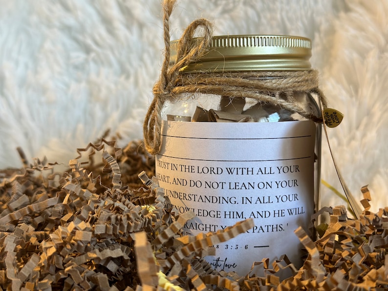 30 Day Daily Scripture Jars - Scriptures Associated With Chosen Topic ...