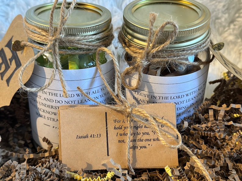30 Day Daily Scripture Jars - Scriptures Associated With Chosen Topic ...