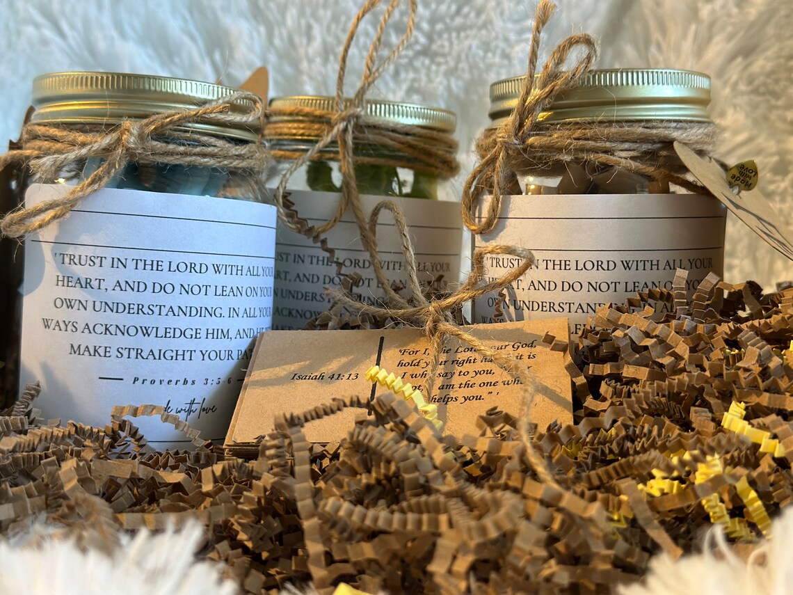 30 Day Daily Scripture Jars - Scriptures Associated With Chosen Topic ...