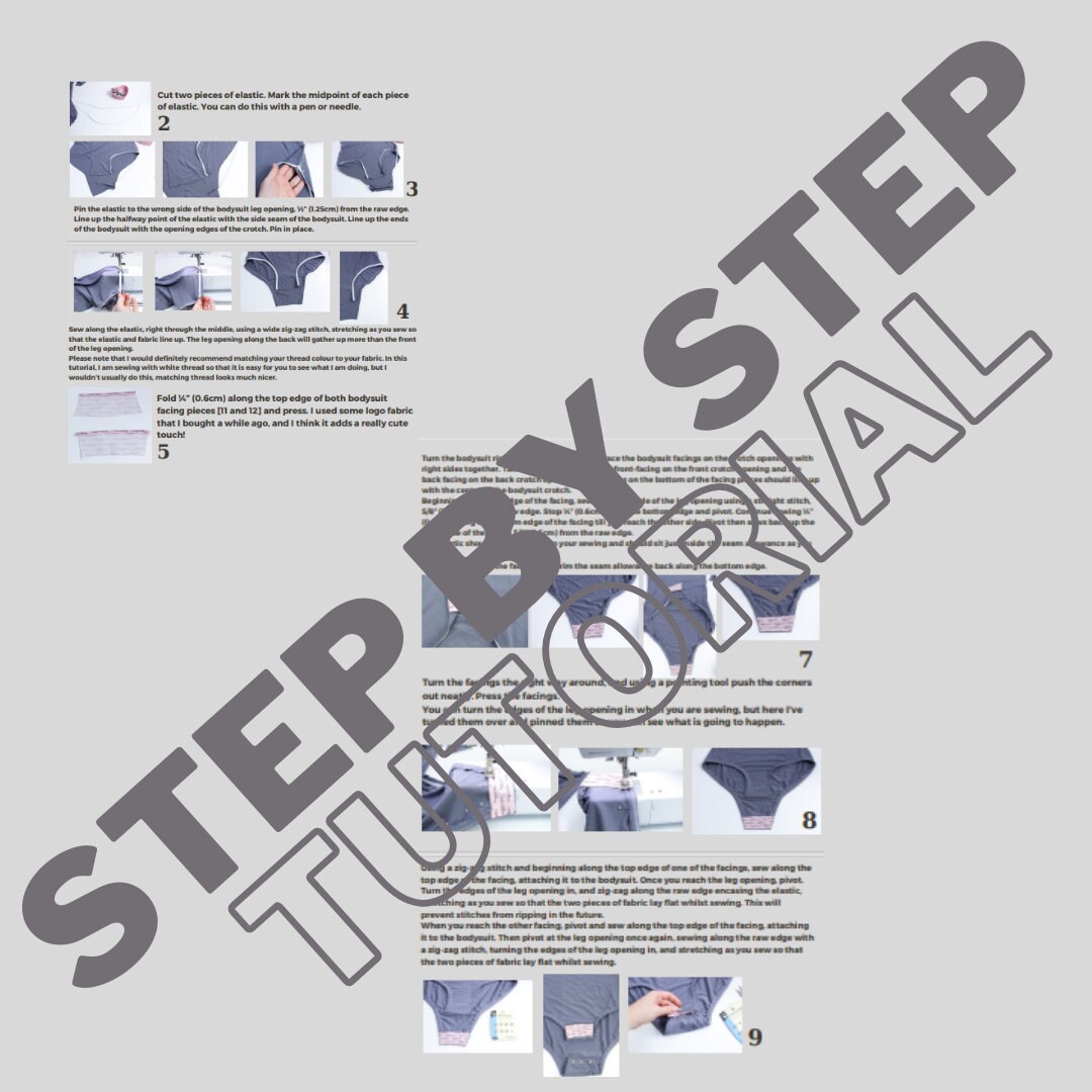 Baby Suit Pdf Pattern/easy Explanation With Pictures/step by - Etsy