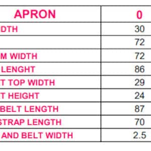 Classic Apron Sewing Pattern: Easy DIY Template (digital Download) - Etsy