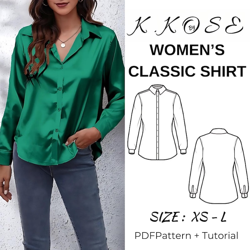 Satin Blouse - Etsy
