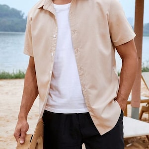 Men Shırt Sewing Pattern Beginner /men's Shirt With Collar/comfortable ...