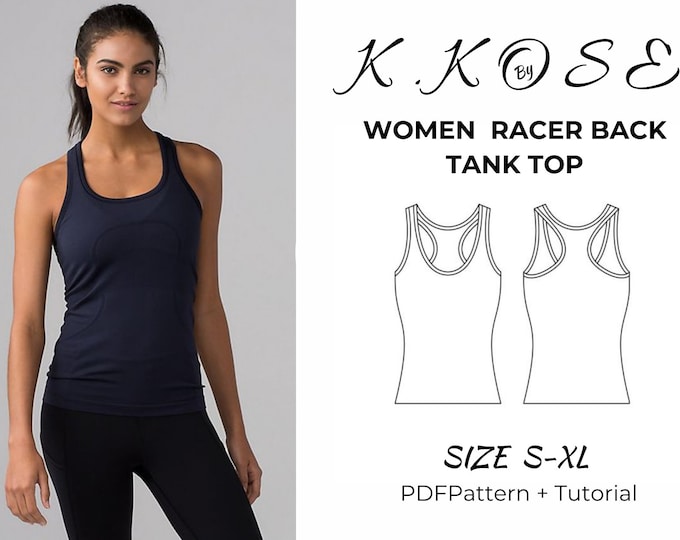 Free Spirit Tank Sewing PDF Pattern by Patterns for Pirates Sizes Xxs ...