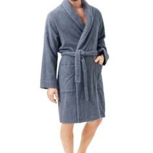 Shawl Collar Bathrobe/bathrobe for Men and Women/unısex Bathrobe ...