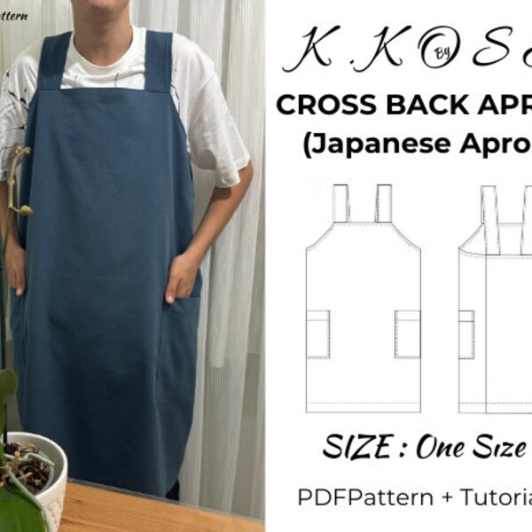 Crossback Apron Pattern - Etsy