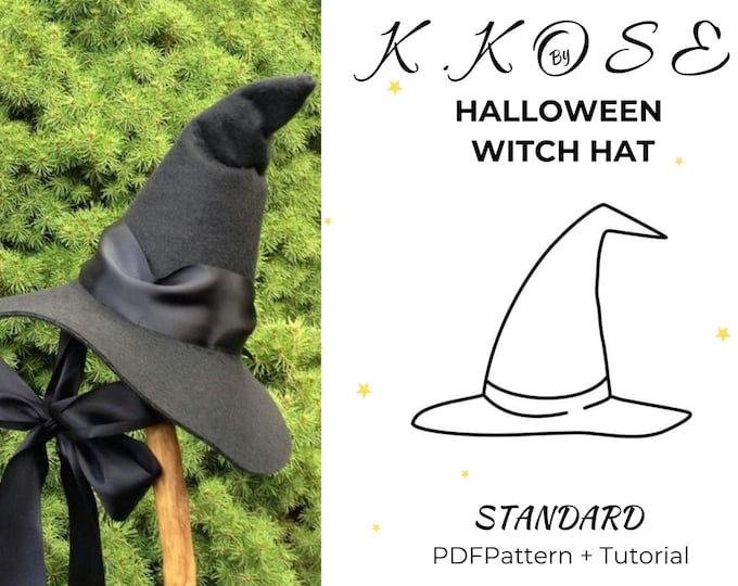 The Spellbound Witch Hat Sewing Pattern or Kit! - Choose Option - Etsy ...