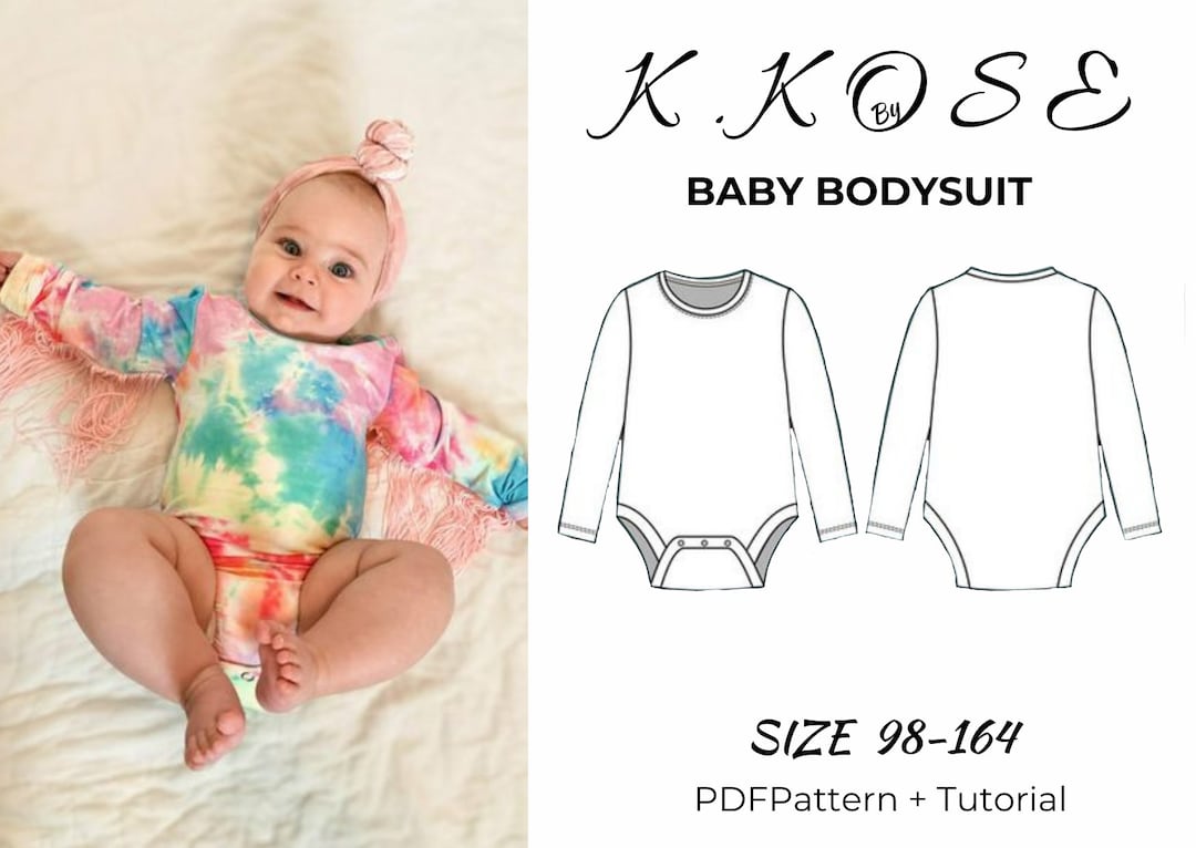 Baby Suit Pdf Pattern/easy Explanation With Pictures/step by - Etsy