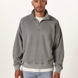 Half Zipper Sweater Sewing Pattern: Unisex Sporty Design (PDF Pattern ...