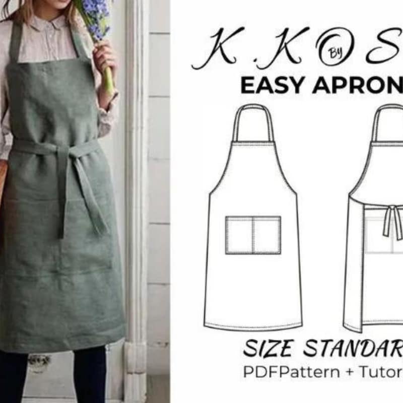 Apron Sewing Pattern - Etsy