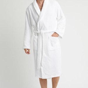 Shawl Collar Bathrobe Sewing Pattern: Unisex Robe (a4-a0-letter ...