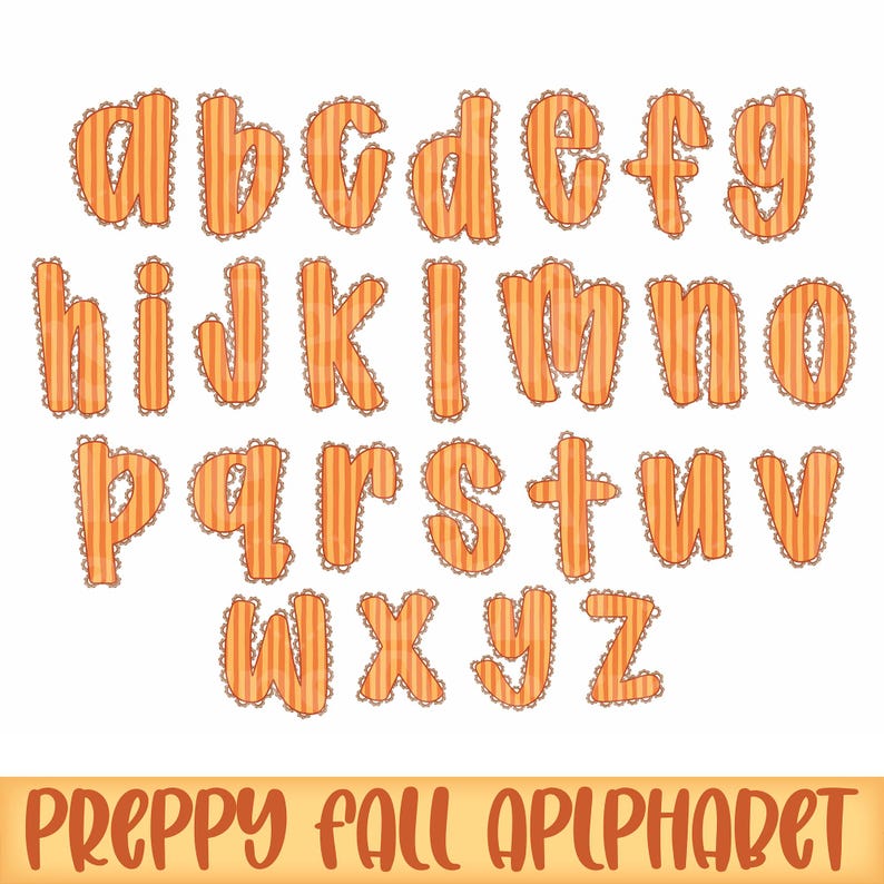 Preppy Lace Fall Floral Alphabet Png, Coquette Floral Letters for ...