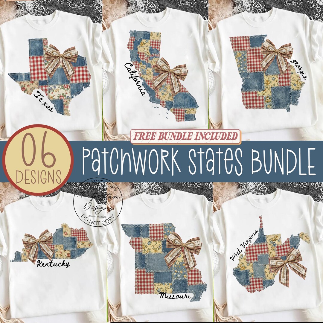 Floral Patchwork State Png, America USA Map Png, Coquette Png, Floral ...