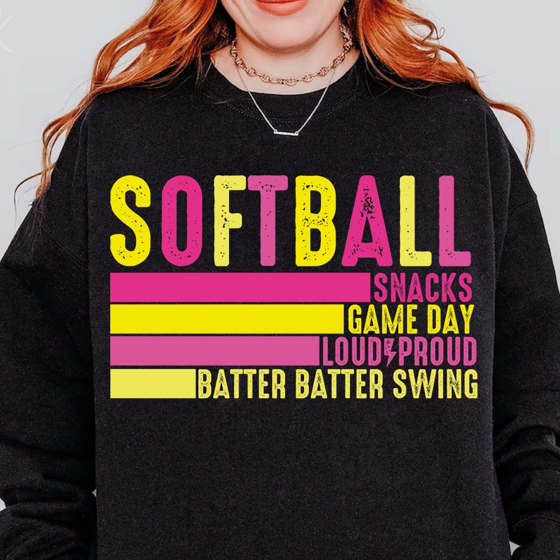 Retro Softball SVG PNG, Distressed Softball SVG, Retro Softball Design ...