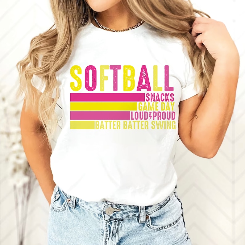 Retro Softball SVG PNG, Distressed Softball SVG, Retro Softball Design ...