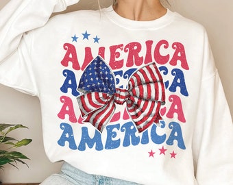 Coquette American Flag Png, 4th of July Sublimation, America Png, 4th ...