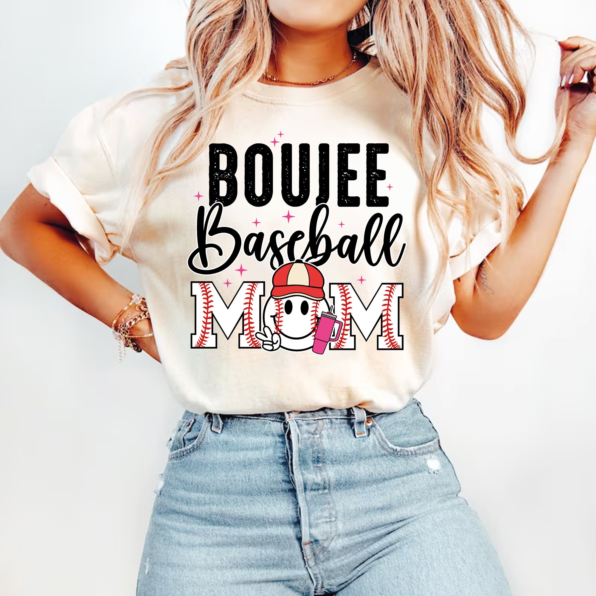 Boujee Baseball Mom SVG, Retro Baseball Mama PNG, Retro Baseball Design Sublimation, Baseball ...