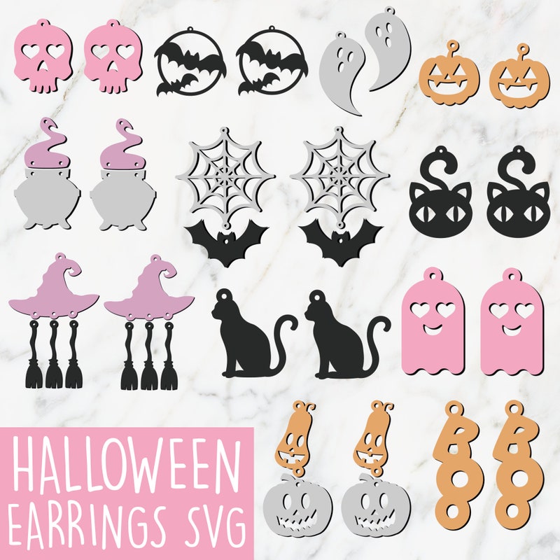 Halloween Earrings - Etsy
