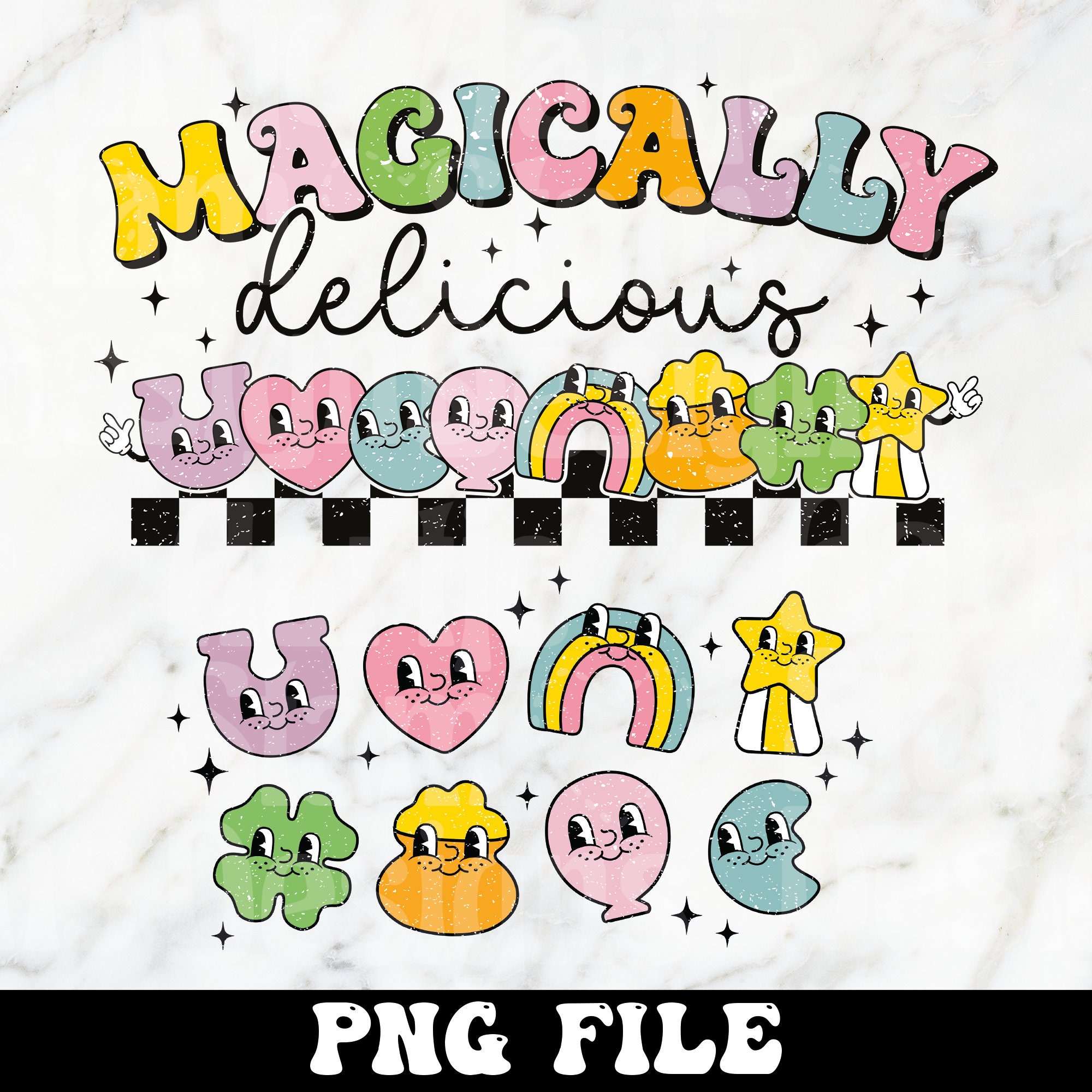 Magically Delicious PNG, Lucky Charm Png, St Patrick's Day Marshmallows ...