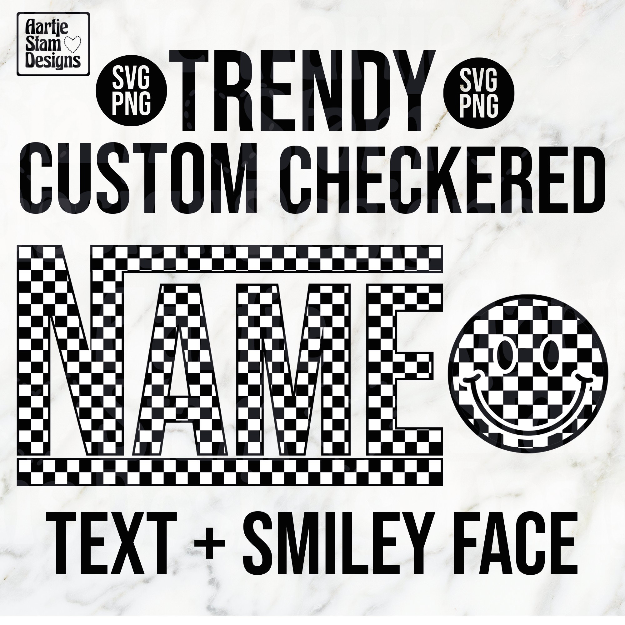 Checkered Custom SVG, Custom PNG, Custom Cricut File, Custom Design ...